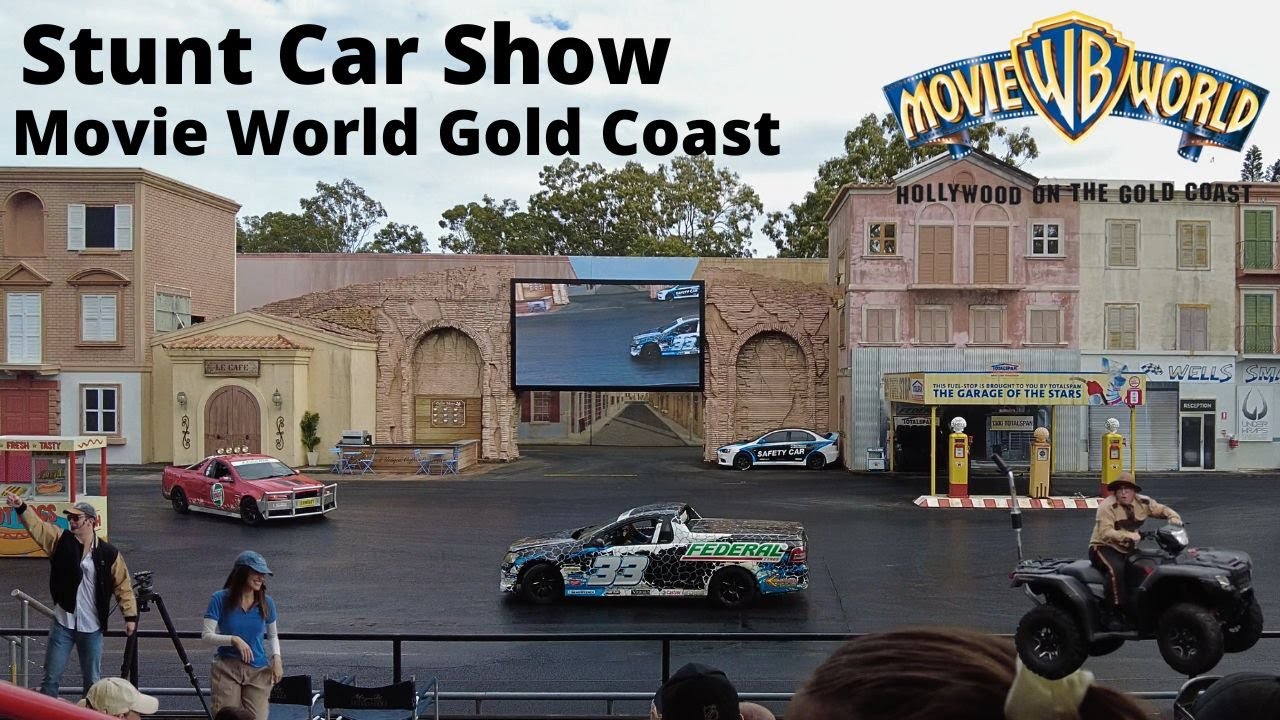 Movie World Stunt Car Driver Show - Hollywood Stunt Driver 2 Australia ...