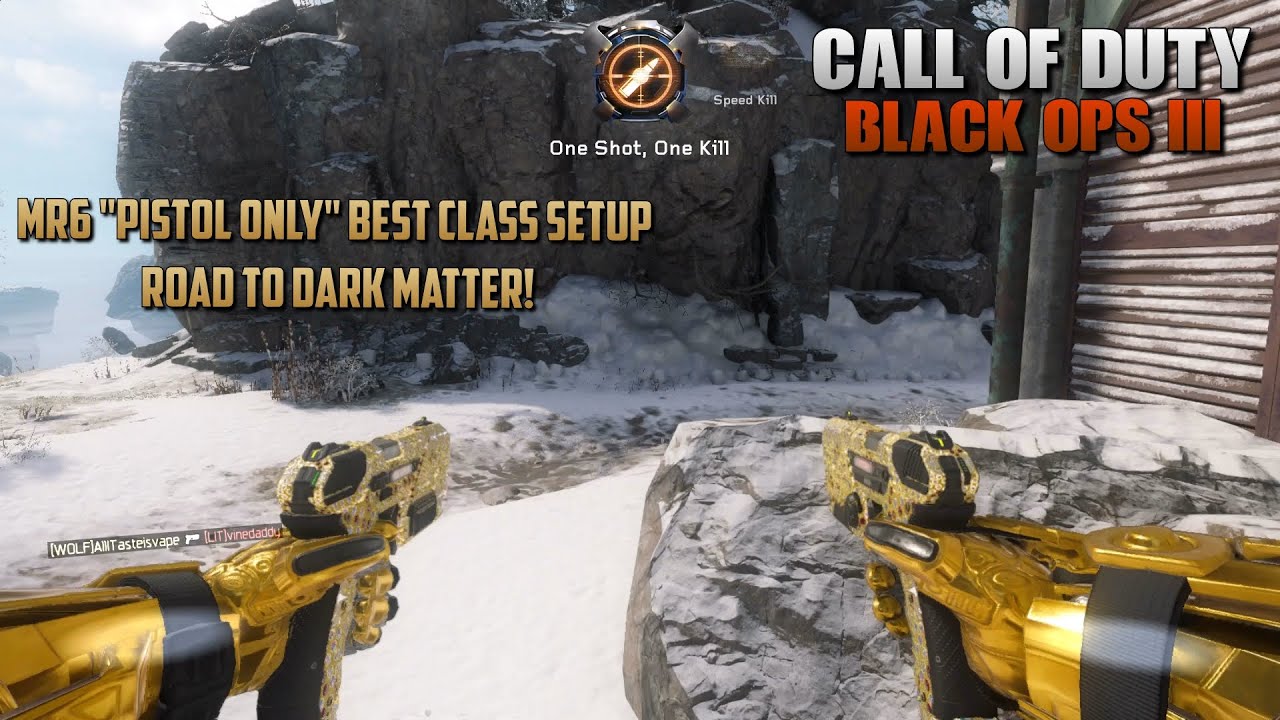 Black ops 3 "MR6" Best Class Setup + Review! (BO3 Pistol Gold Camo ...