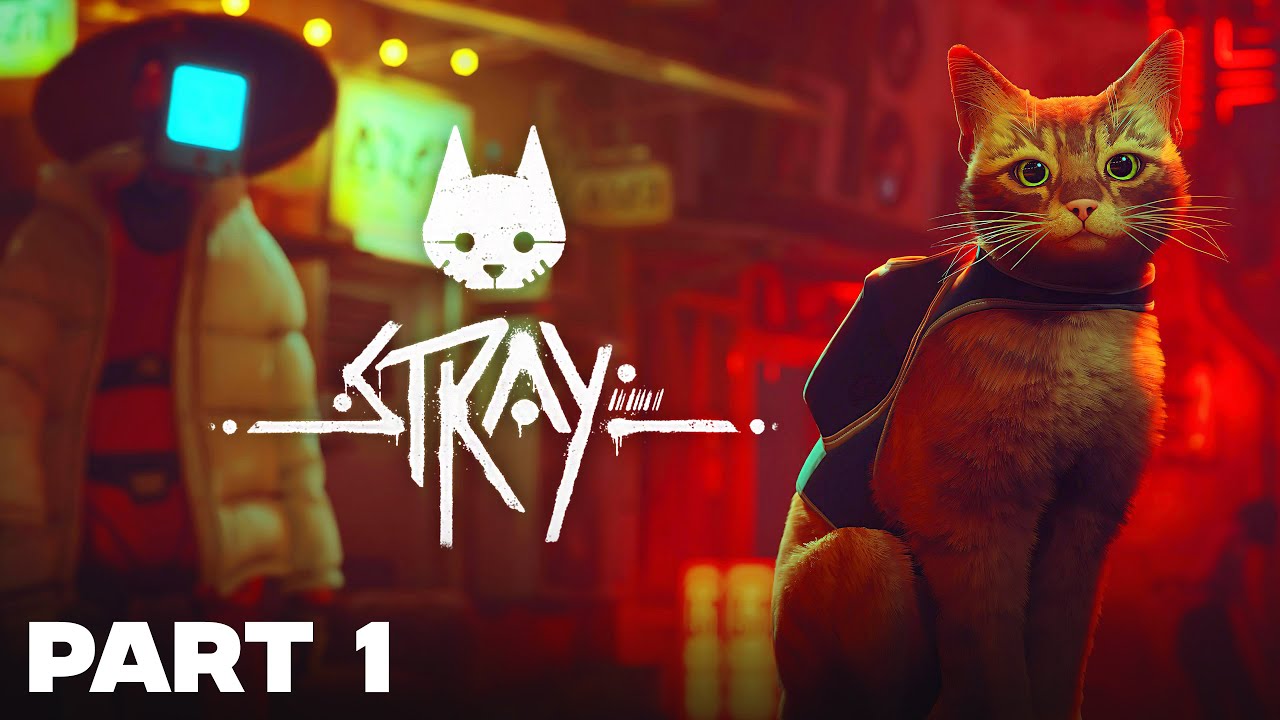 STRAY GAME CAT ADVENTURE PART 1 - YouTube