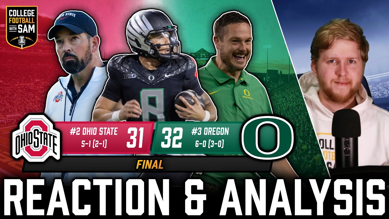 Oregon Football BEATS Ohio State In All-Time Classic - Ohio State vs ...
