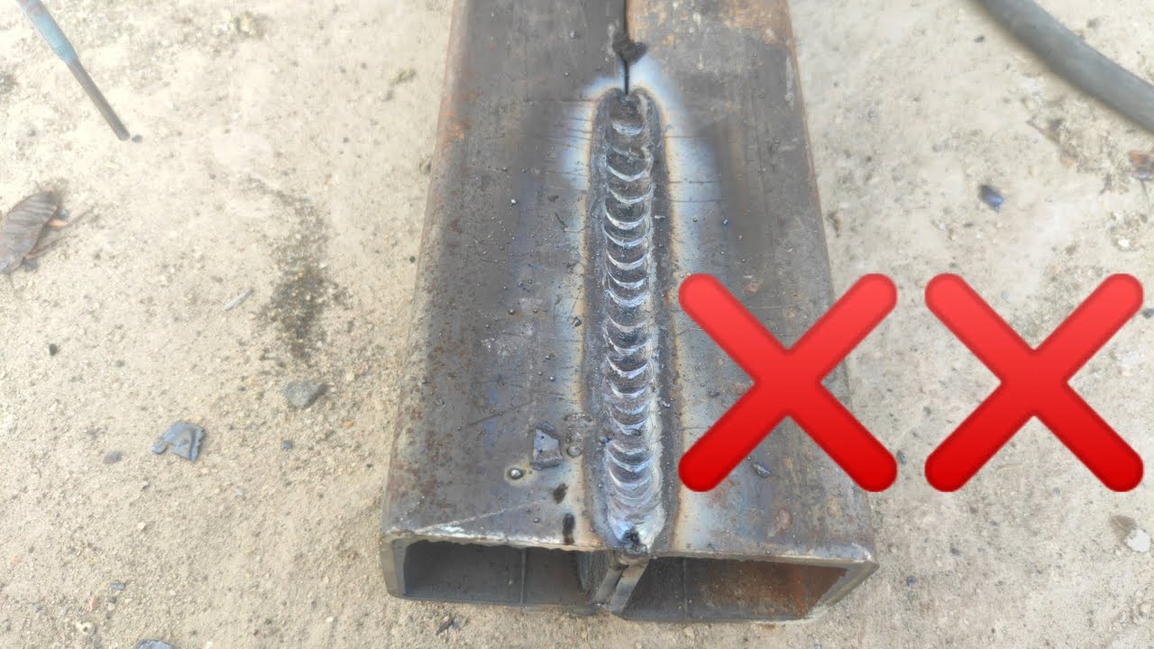 Few welders know how to weld square tube. - YouTube