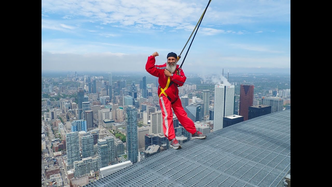 CN Tower EdgeWalk Toronto Canada 1168 feet High or 356 meters high May ...