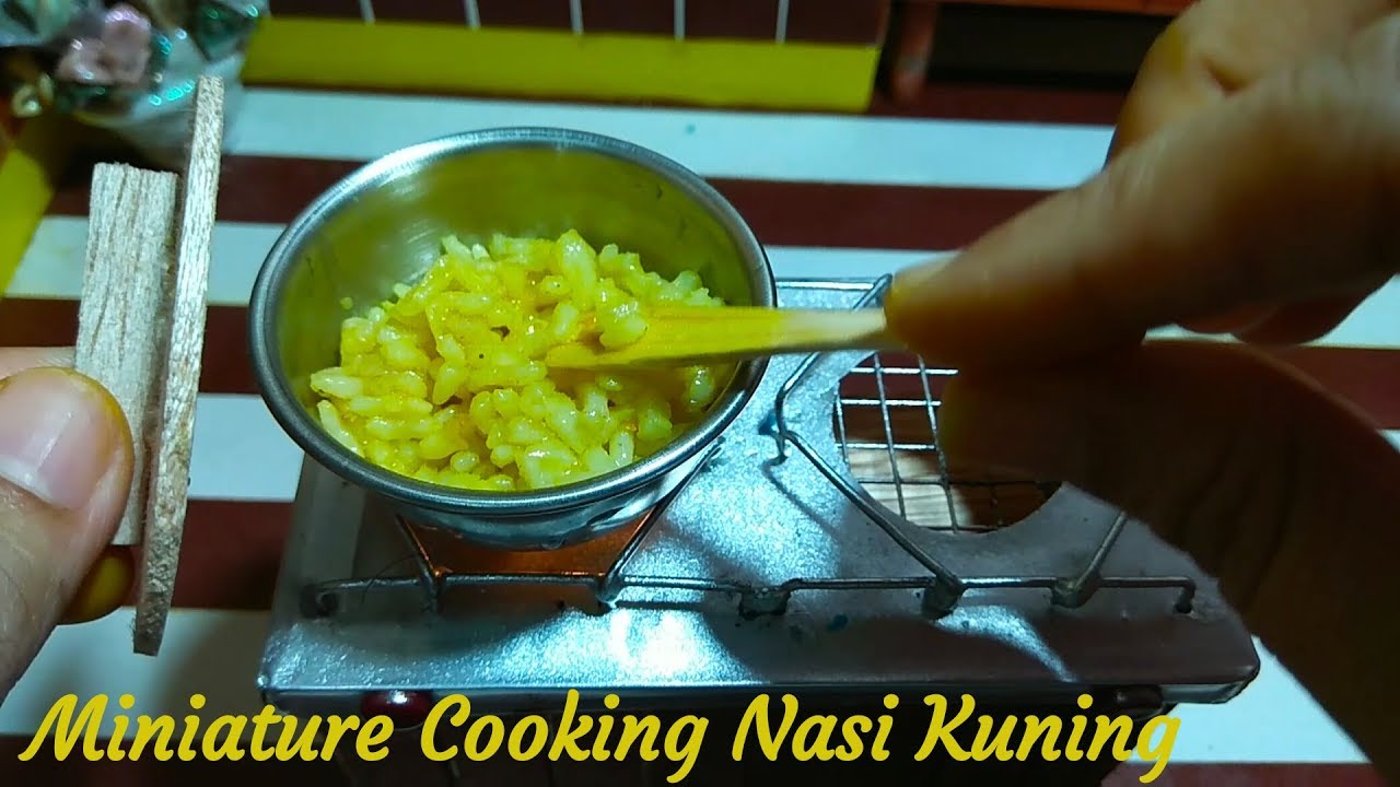 Miniature Cooking Nasi Kuning Martabak Bihun | Minifood | Tiny Cooking ...