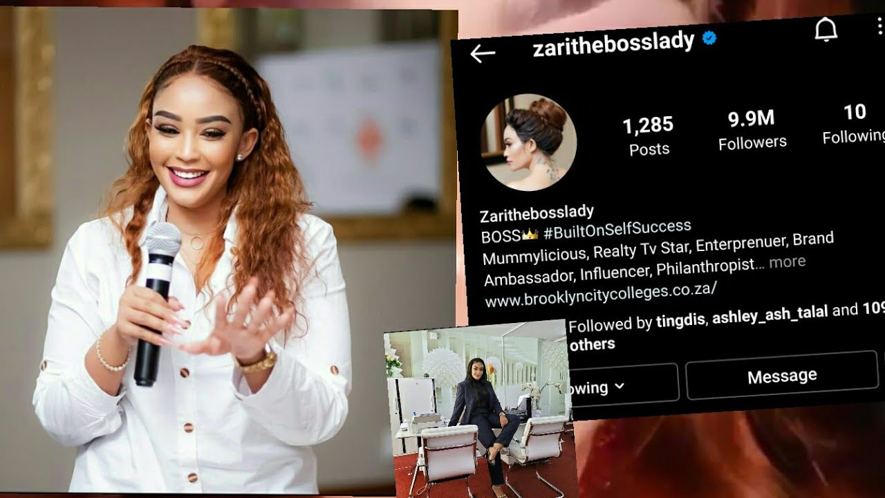 Zarithebosslady sweet message to fans for 10million followers on ...