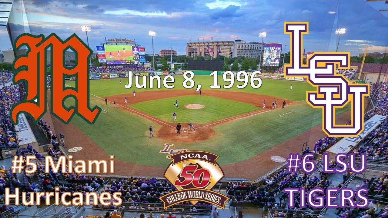 6/8/96 - College World Series Championship - LSU Radio Pregame & 9th ...