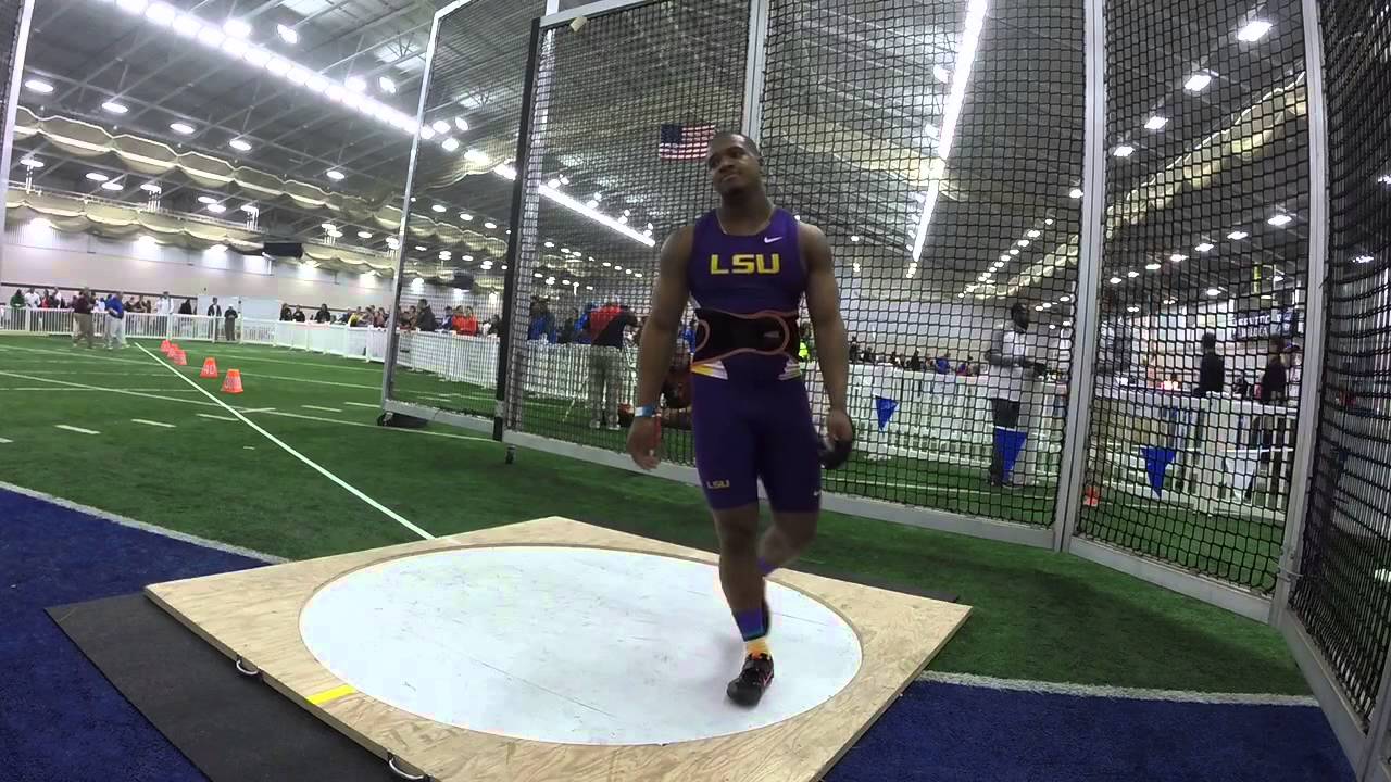 Rodney Brown LSU 20.89m 68-6 ½ - YouTube