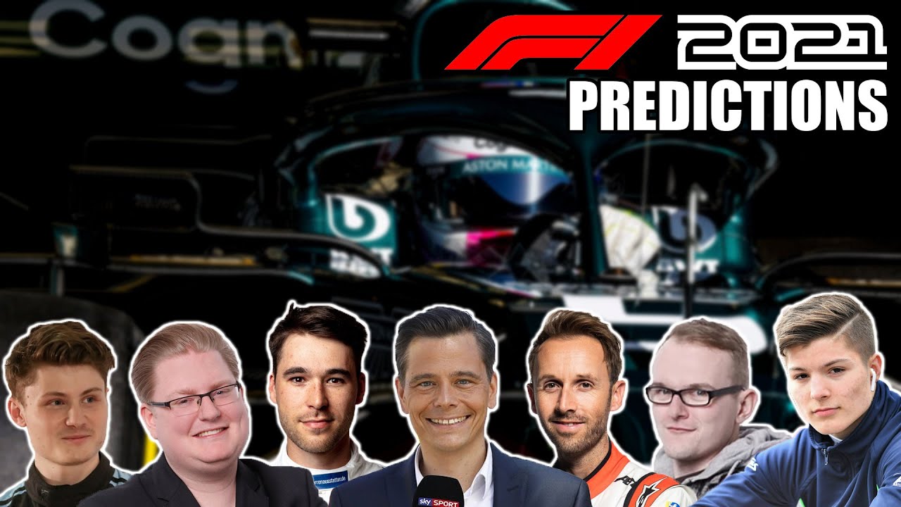 F1 2021 Predictions von Sascha Roos, Lirim Zendeli, Kelvin van der ...