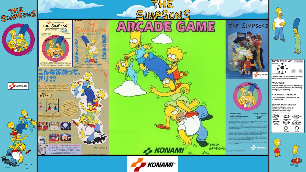The Simpsons (Arcade) Stage 3 - Springfield Discount Cemetery (Co-Op ...