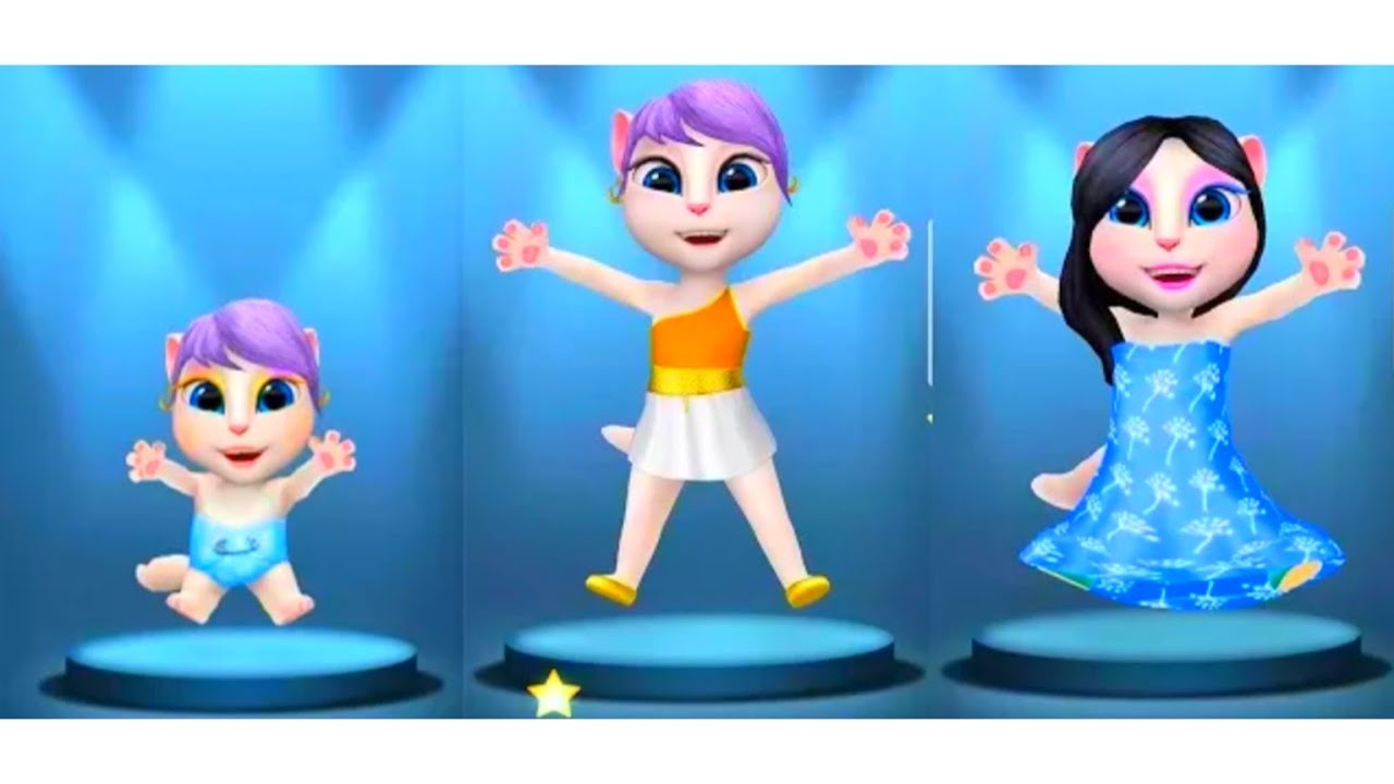 "Adventures with Talking Angela: Virtual Fun and Games!" - YouTube
