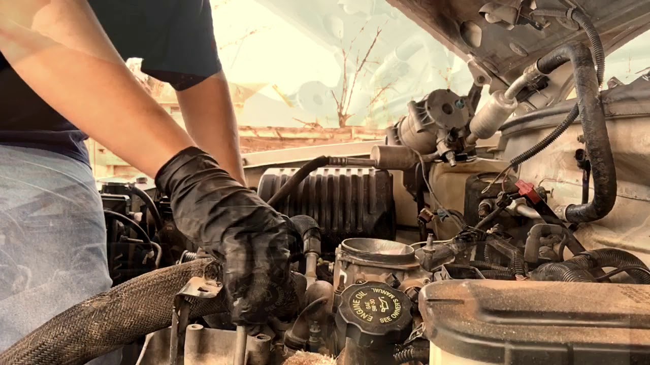 Engine removal on Chevy Silverado (Not a tutorial) - YouTube