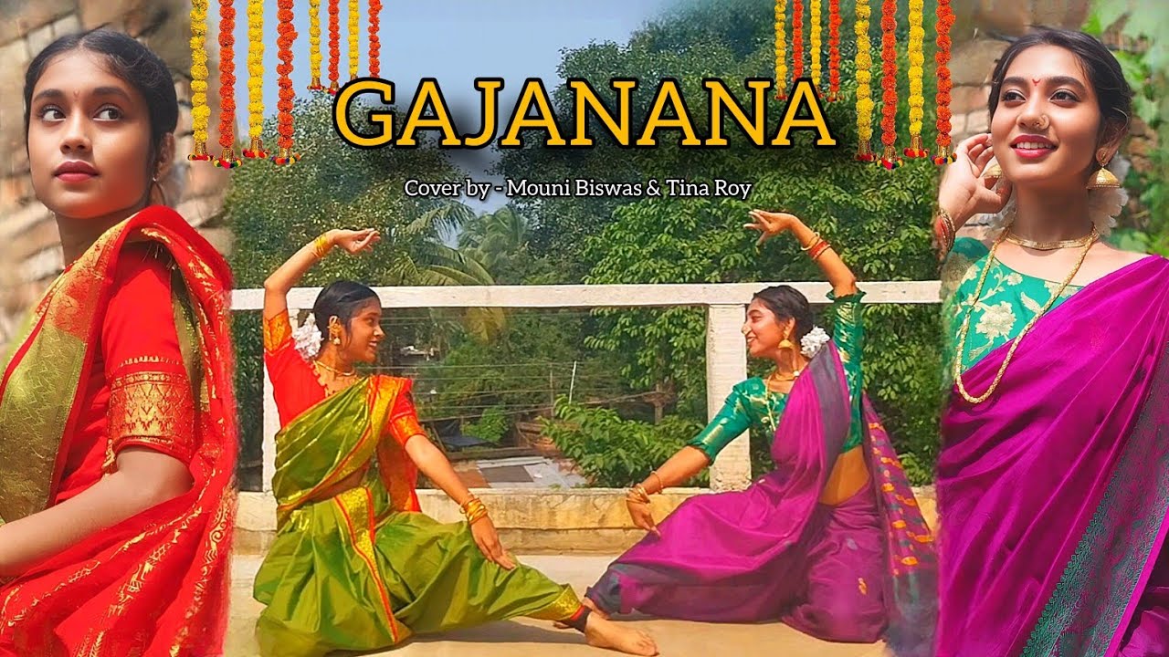 Gajanana | Dance cover by - Tina & Mouni | Muffins | #youtube #dance # ...