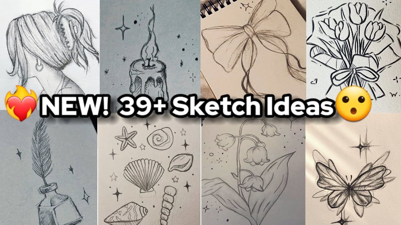 39+ Cute & Trendy Drawing Ideas🤩 You've Never Seen! ️‍🔥😏 - YouTube