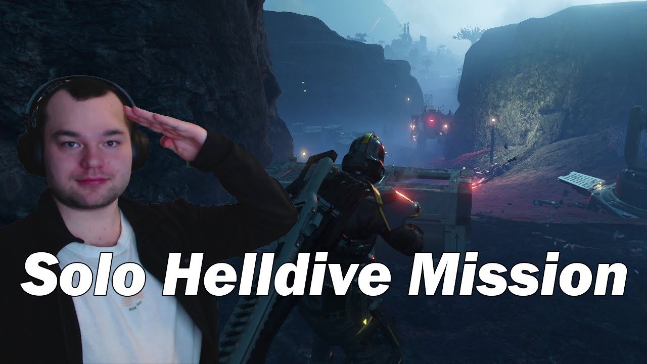 Solo Helldive 9 Difficulty Mission in Helldivers 2 - YouTube