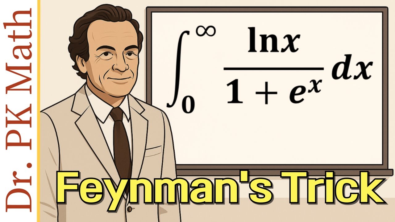 Ivy League Math PhD Vs. Epic Feynman's Trick Integral - YouTube