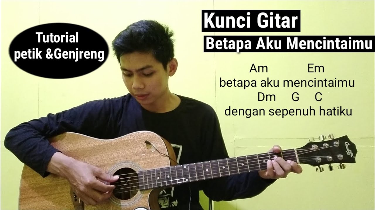 Kunci Gitar - Betapa Aku Mencintaimu | Vagetoz (Tutorial Gitar Petik ...