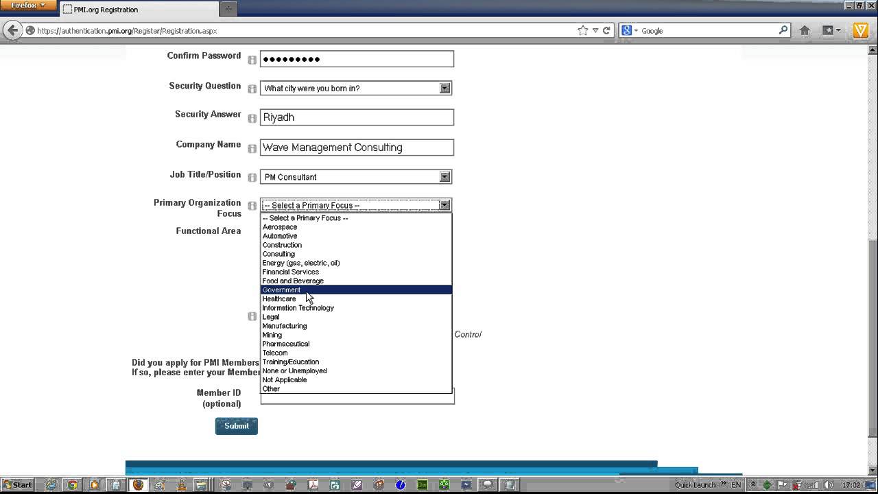 How to Create a PMI Account - YouTube