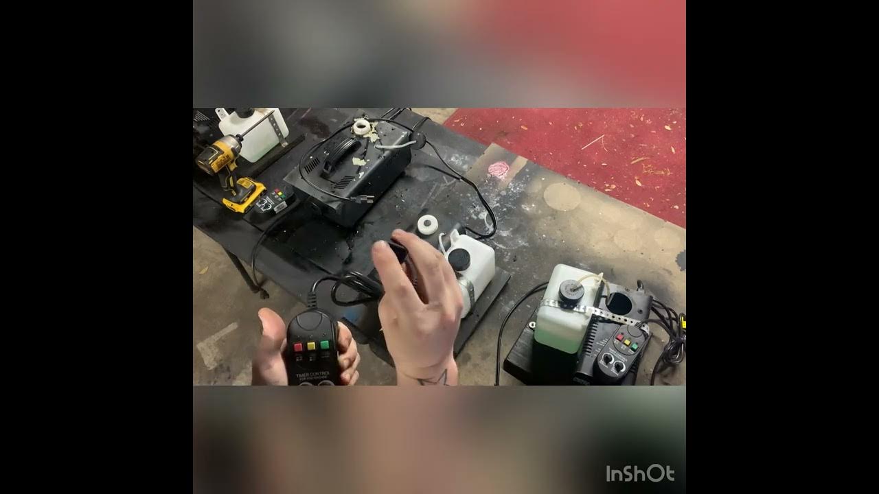 DIY fog machine hack, how to get more fluid to your machine for under $15 - YouTube