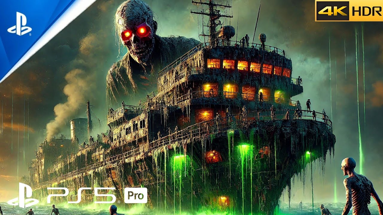 FROZEN CRUISE ZOMBIE ATTACK (PS5 PRO) Realistic Ultra Graphics Gameplay ...