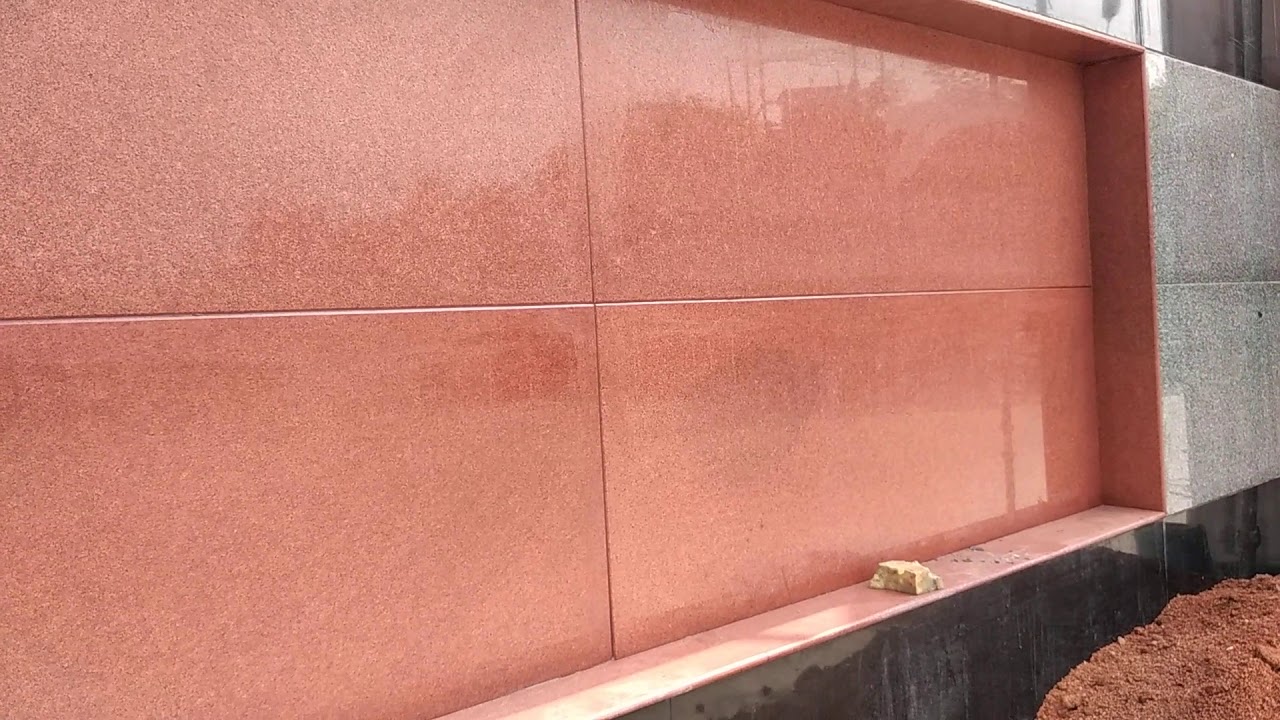Pillar granite elevation granite/ tiles Narayana - YouTube