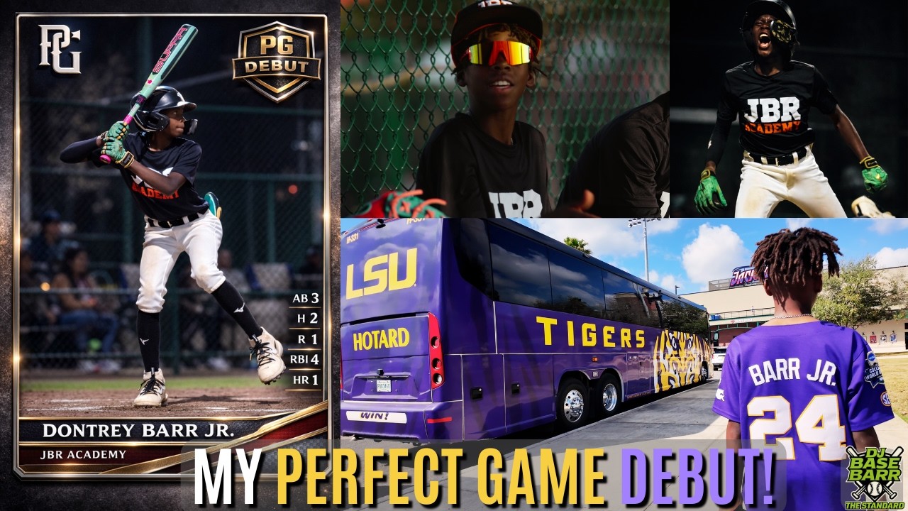 11-Year-Old DJ Barr’s Perfect Game Debut! ⚾🔥 | 12U PG Florida Winter ...