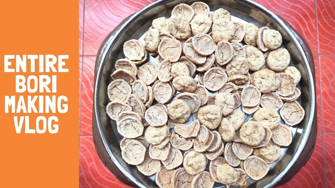 Urad Dal Bori Making process||How to make Bori at Home? - YouTube