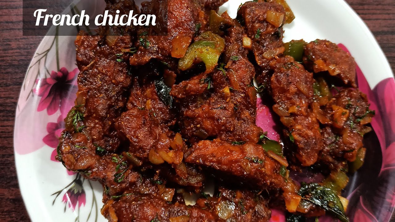 French chicken recipe | Restaurant style french chicken | ಫ್ರೆಂಚ್ ಚಿಕನ್ ...