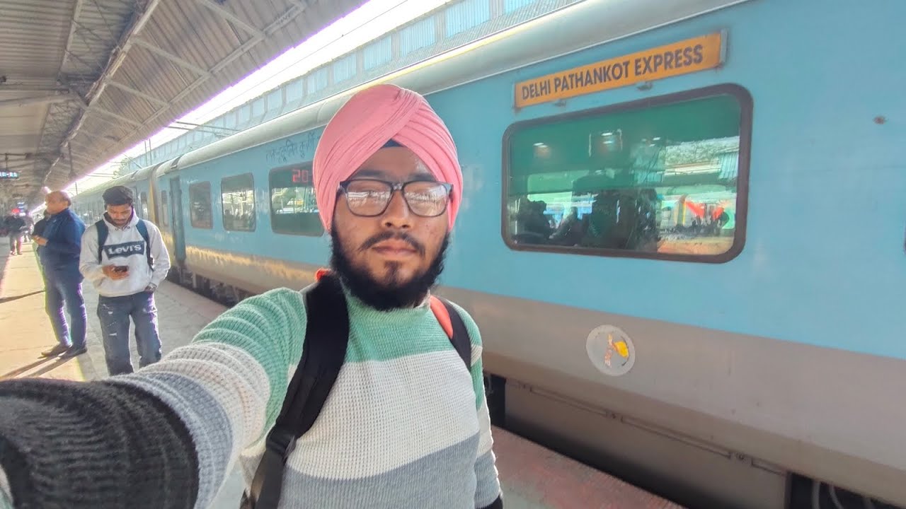 Delhi To Patiala Train Journey In Morning Time | Delhi Pathankot ...