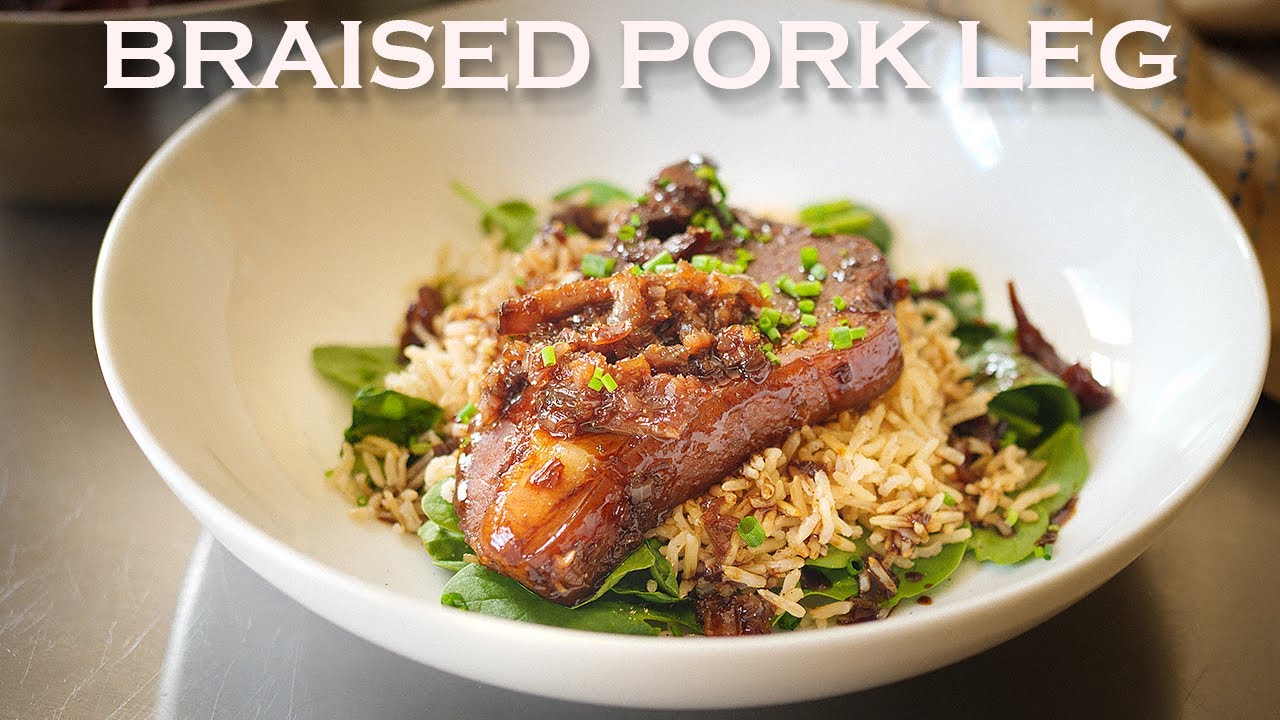 Slow-Cooked Pork Leg with Fragrant Mushroom & Soy Reduction - YouTube