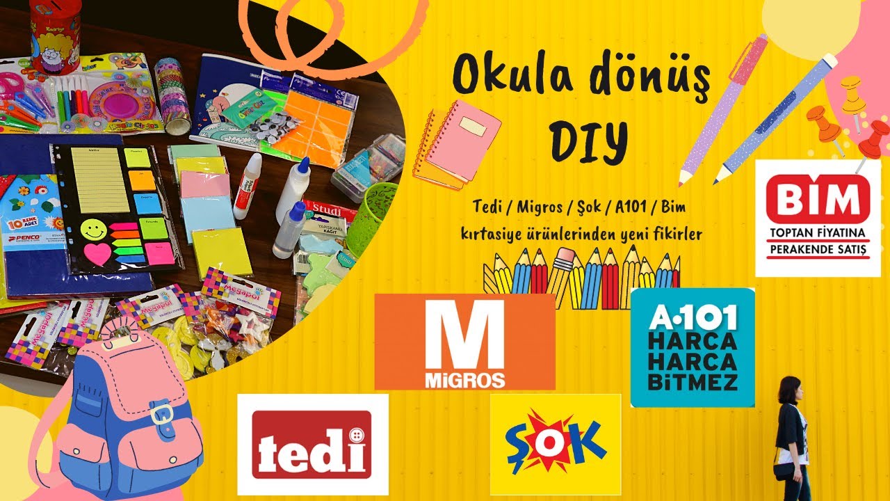 DIY/ OKULA DÖNÜŞ HİLELERİ / Telefon tutucu / Tablet kılıfı / Kalem ...