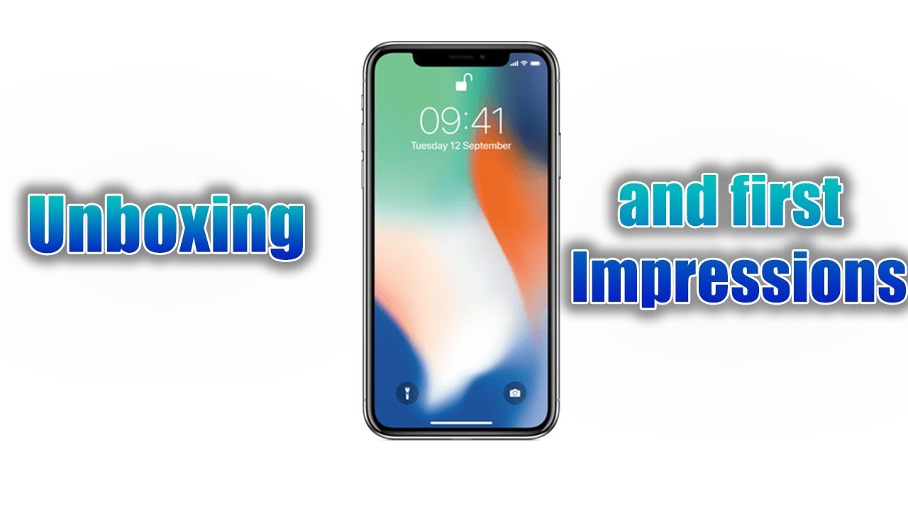 iPhone X Unboxing + First Impressions - YouTube