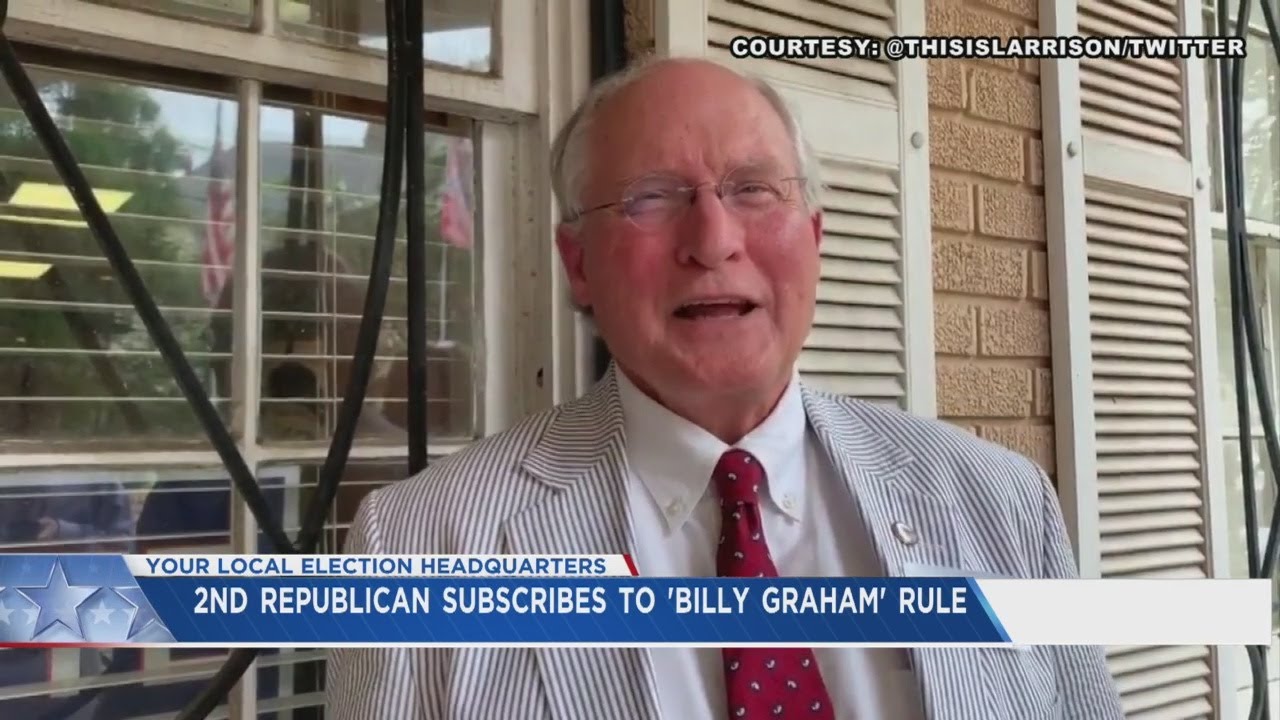 2nd republican subscribes to "Billy Graham" rule - YouTube