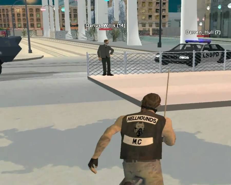 GTA SA-MP Hellhounds MC vs Brown Pride Asesinos 13 Brawl - YouTube