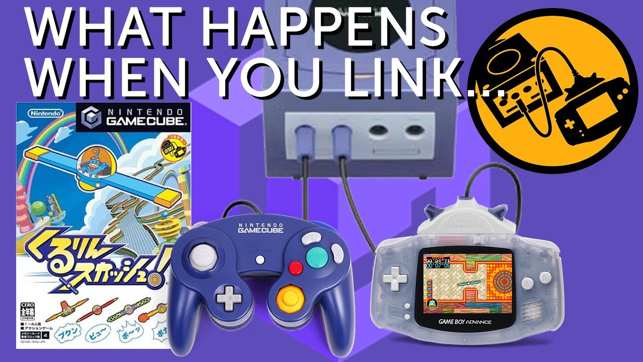 GC-to-GBA Link - KURURIN SQUASH!, What happens when you link a GBA? # ...