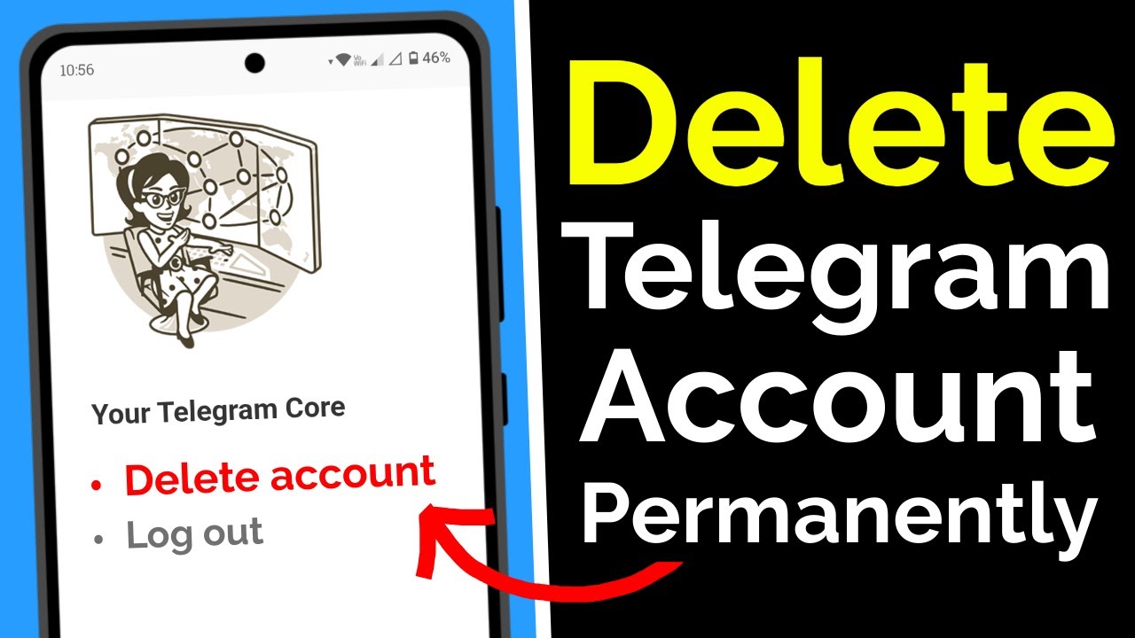 How to Delete Telegram Account (Permanently) - YouTube
