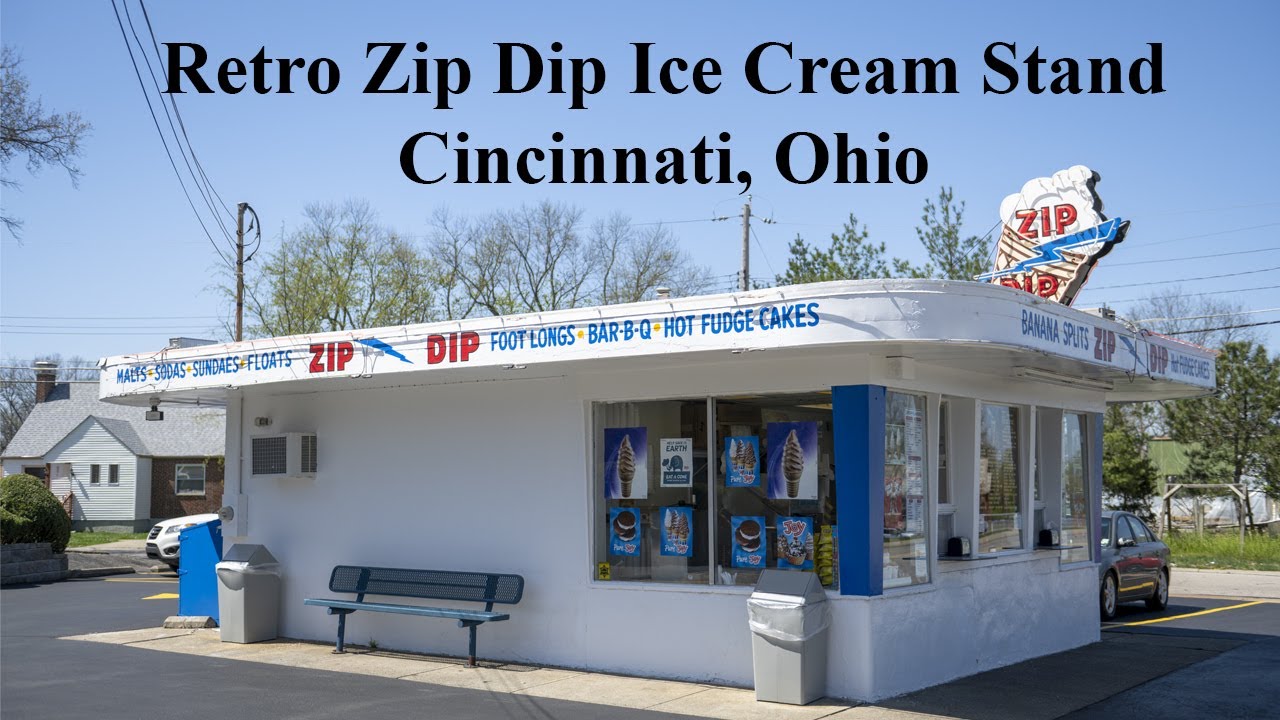 Retro Zip Dip Ice Cream Stand in Cincinnati Ohio - YouTube