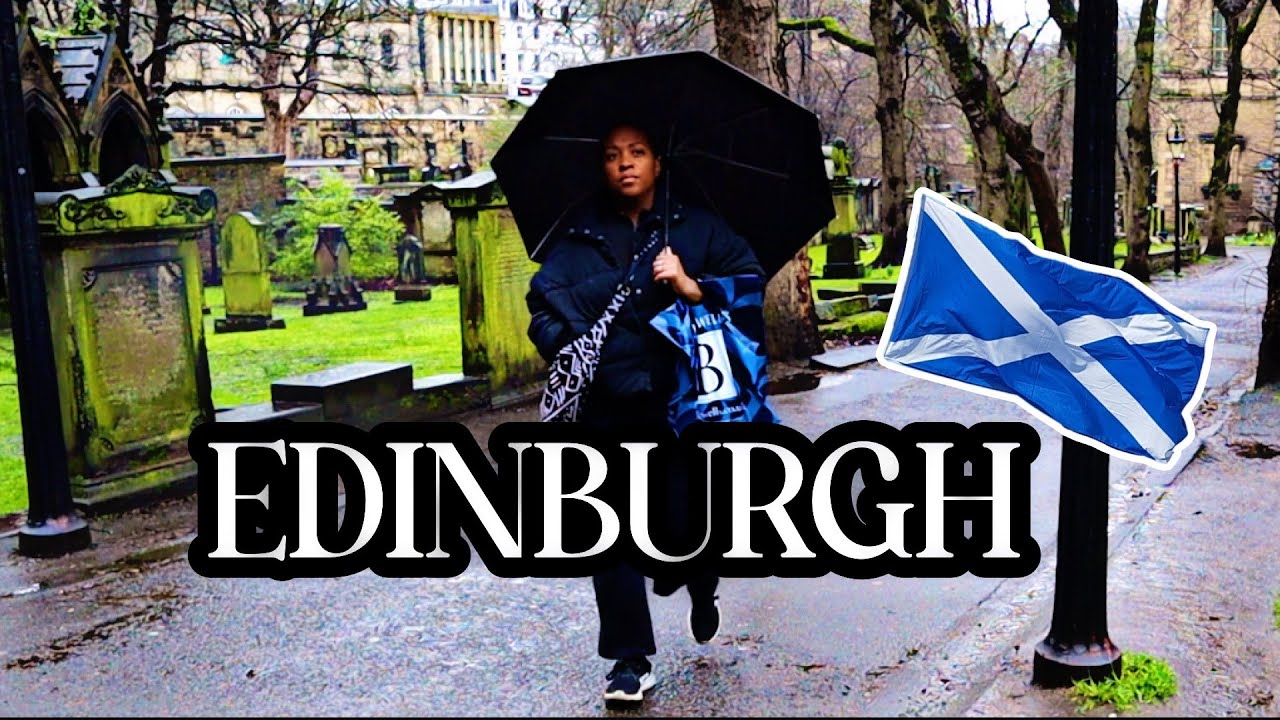 BLACK FEMALE SOLO TRAVEL 🧳 | EDINBURGH | FOUR STORY WATERSTONES ...