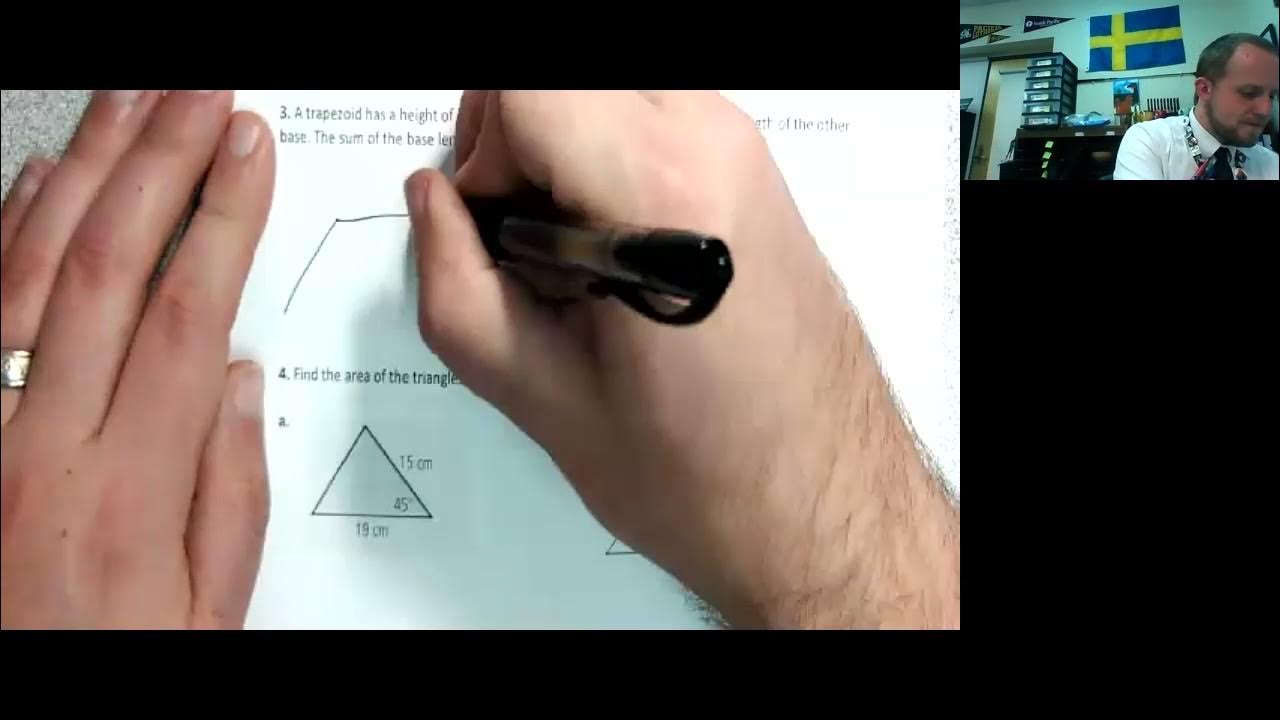 Geometry Chapter 10 Area Test Review Explanation - YouTube