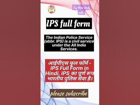 ,,💥🌏IPS🌏💥 full form in hindi and english me #shorts #ips full form #ips #shortvideo #shortsviral ...