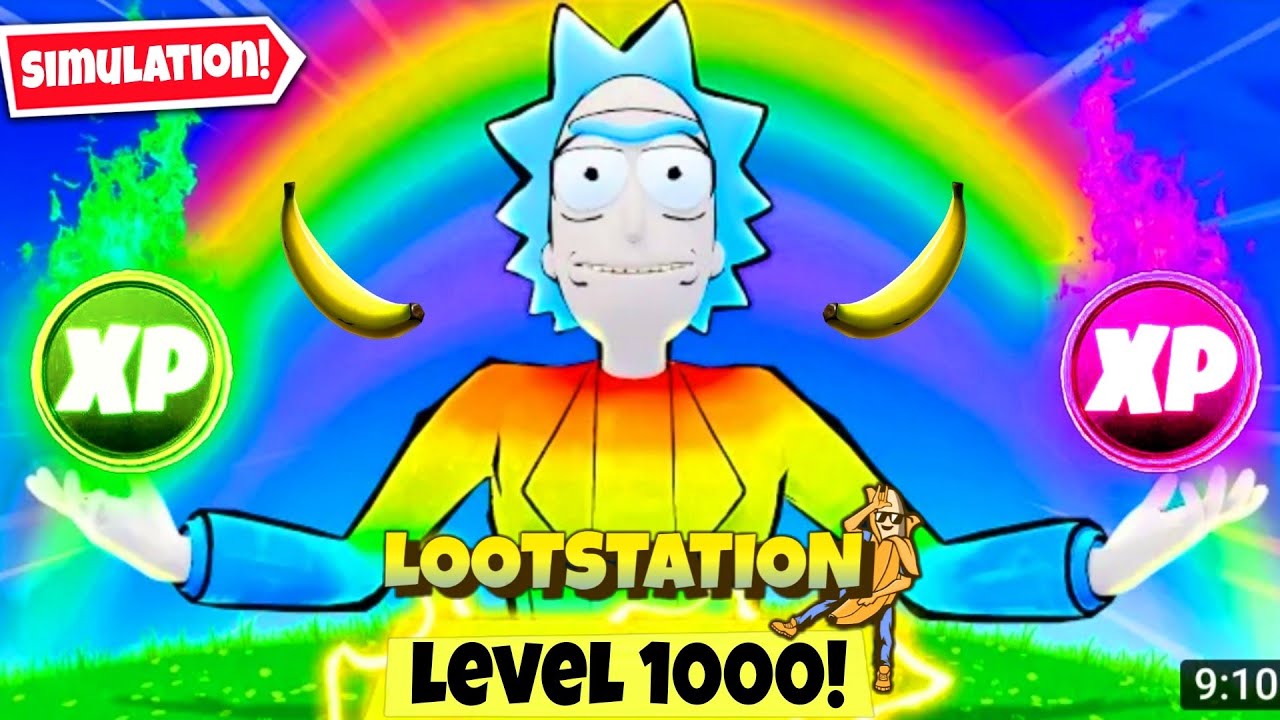 LEVEL 1000 In FORTNITE *FIRST EVER* (Simulation) - YouTube