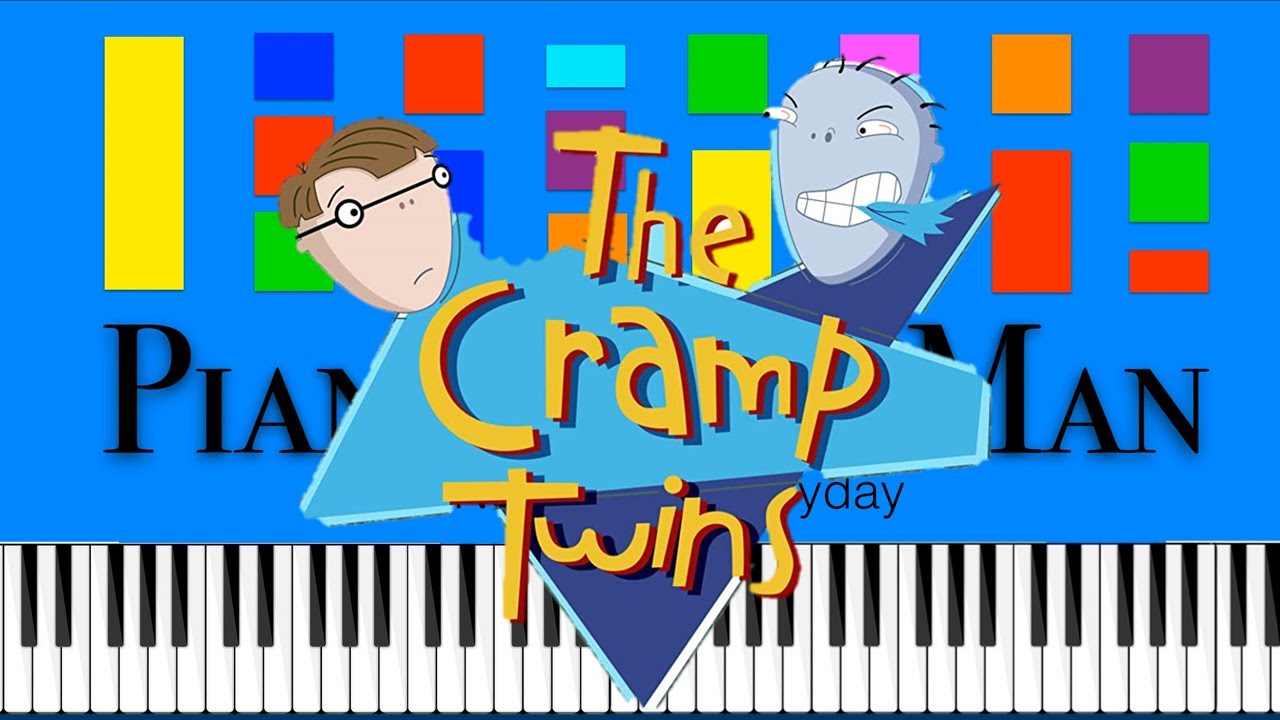 The Cramp Twins Theme Song Slow Medium 4K Piano Tutorial - YouTube