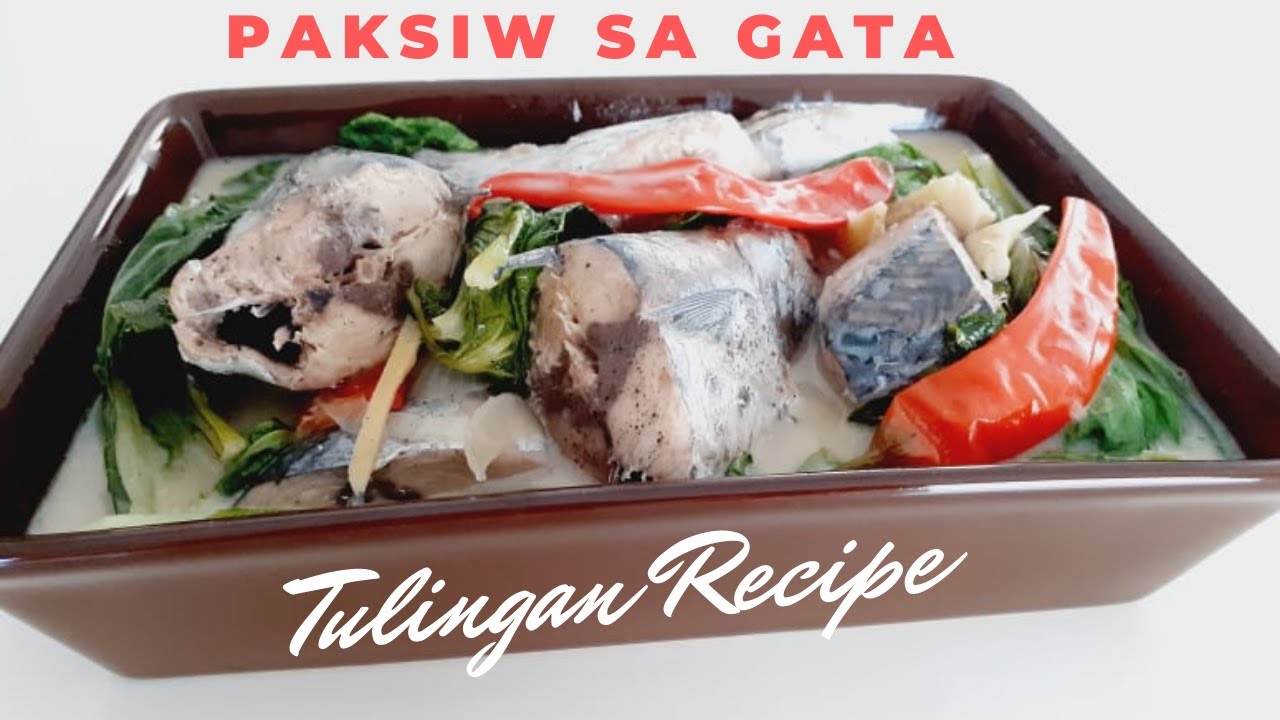 Paksiw sa Gata | Tulingan Recipe - YouTube