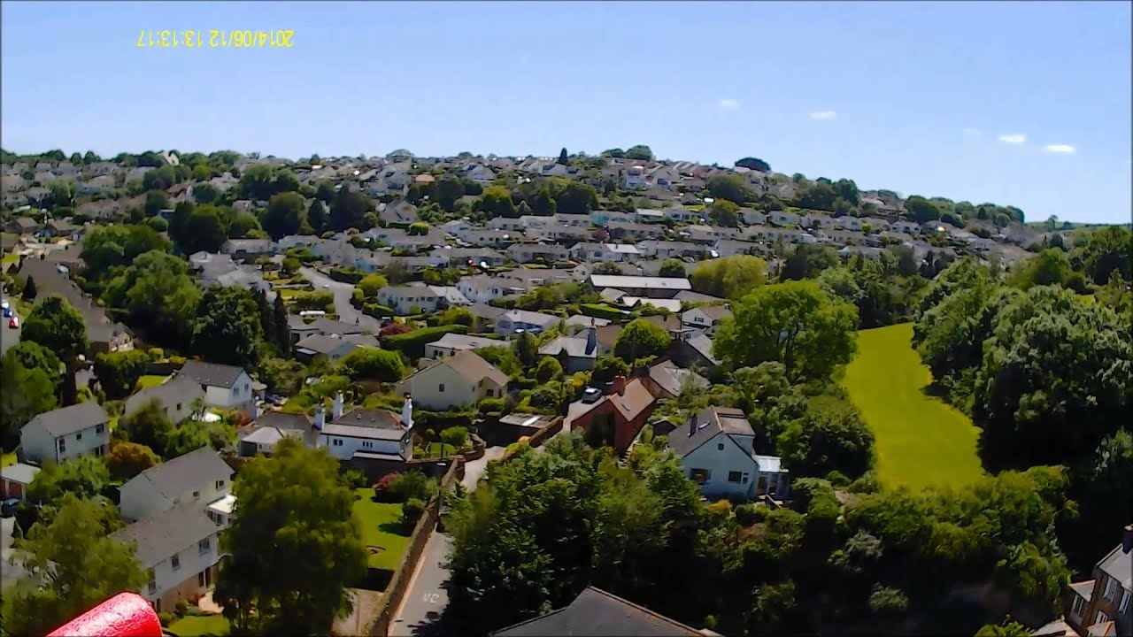 2nd cam flight Marldon village meadow - YouTube