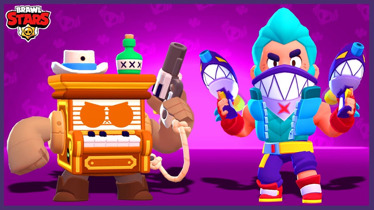 SALOON 8-BIT and SHARKTOOTH COLT in ... | Brawl Stars - YouTube