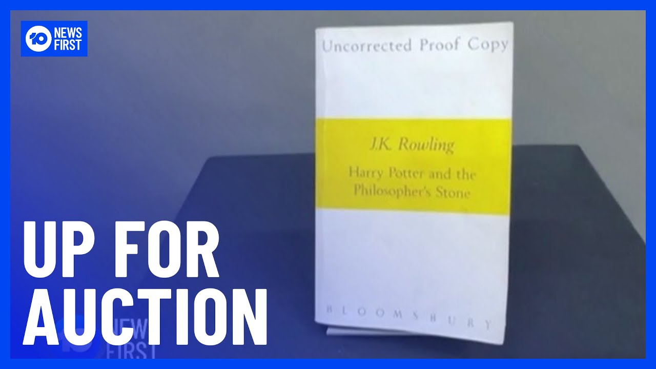 Uncorrected Proof Copy of Harry Potter Book Up For Auction | 10 News ...
