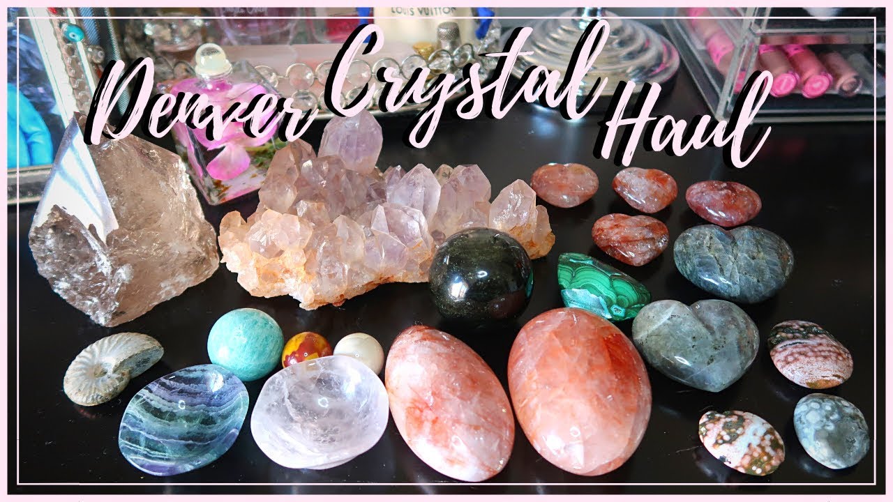 Crystal Corner 🔮 | Denver 2019 Crystal Haul - YouTube