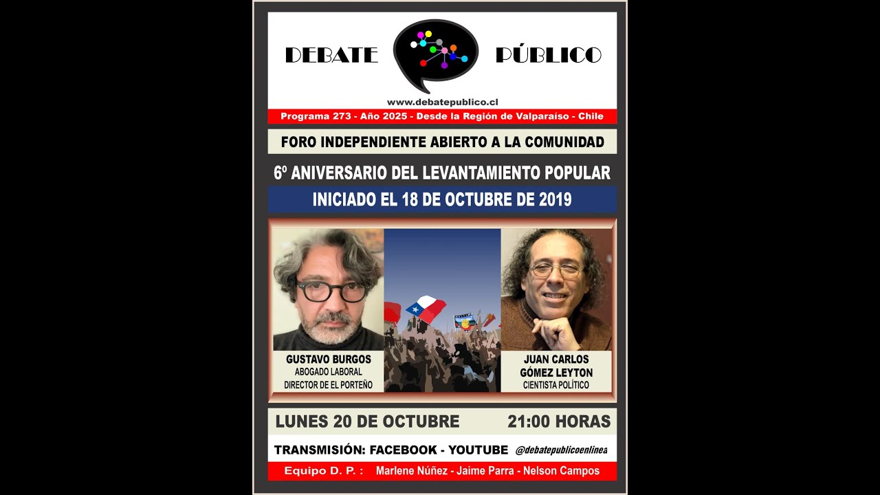 6º ANIVERSARIO DEL LEVANTAMIENTO POPULAR INICIADO EL 18 DE OCTUBRE ...