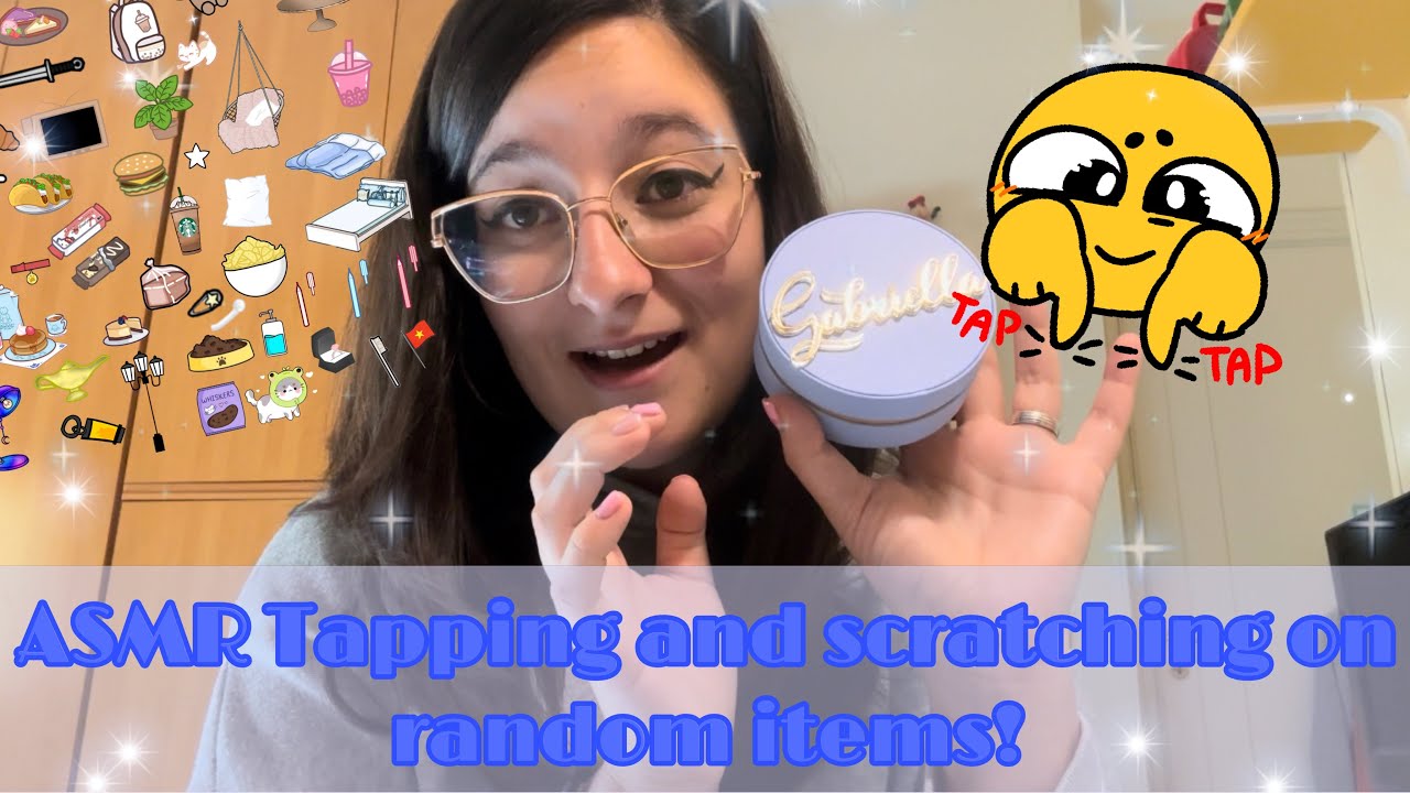[ASMR] Tapping and scratching on random items! (Tapping and scratching sounds, whispering) - YouTube