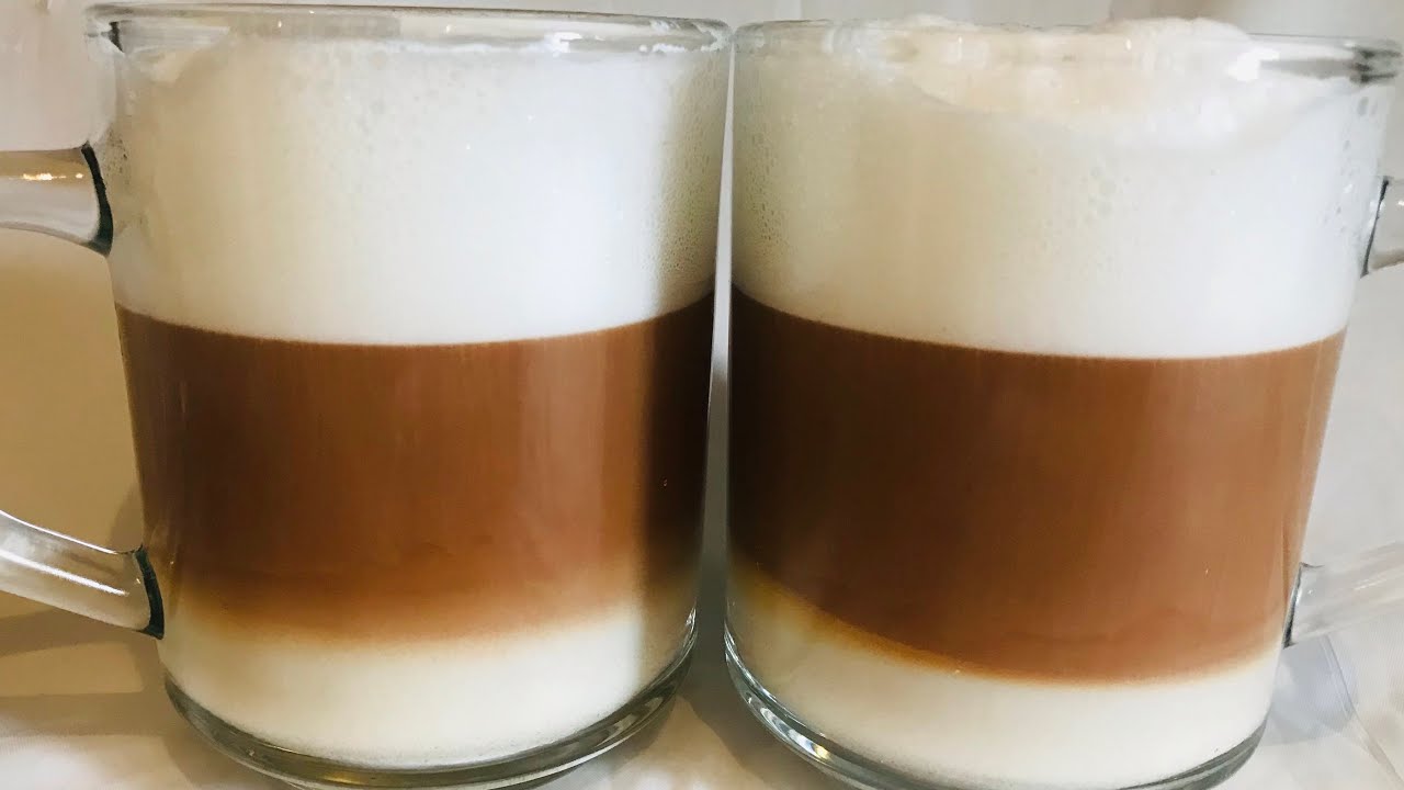 How to make two tone milk tea? Layered Milk tea! - YouTube