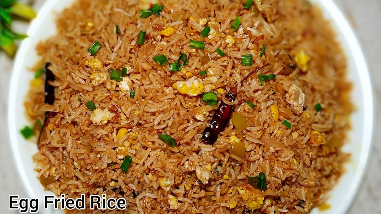 Egg Fried Rice Recipe | Restaurant Style egg Fried Rice | Spicy Fried ...