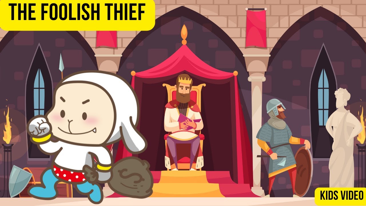 The foolish thief story for kids | English stories for kids | Kids ...